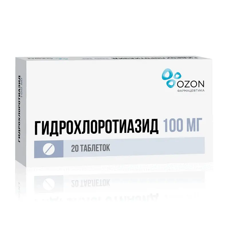 Hydrochlorothiazide 100 mg - [20 tablets]